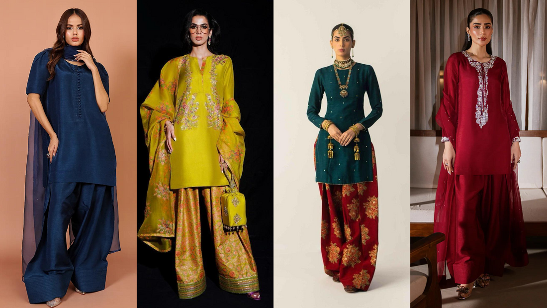 Latest Farshi Shalwar Trends in Pakistan – Buraqstore